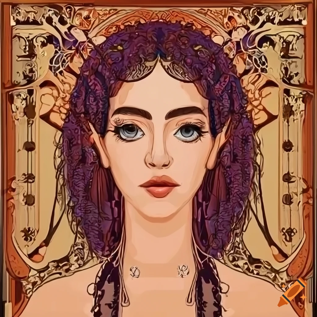 2d vector illustration portrait, intricate, beautiful, digital art, art ...
