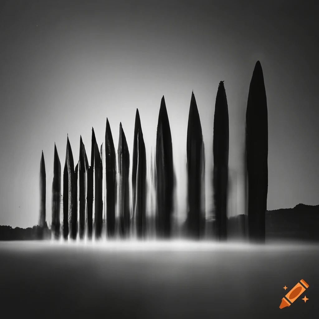 Long time exposure photography, black and white, by Michael kenna on ...