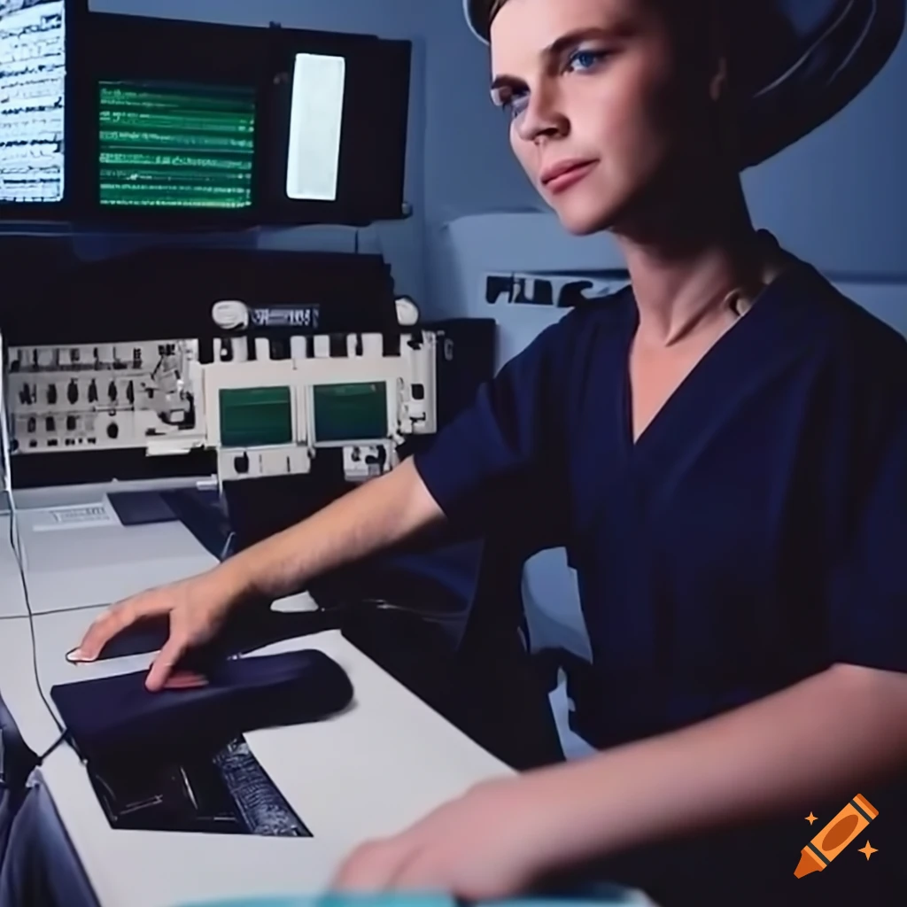 Male dispatcher in an operation control center