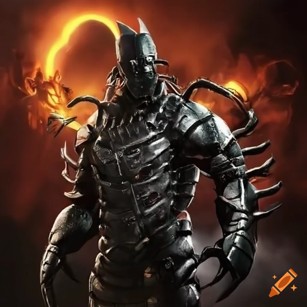 Steel scorpion on Craiyon