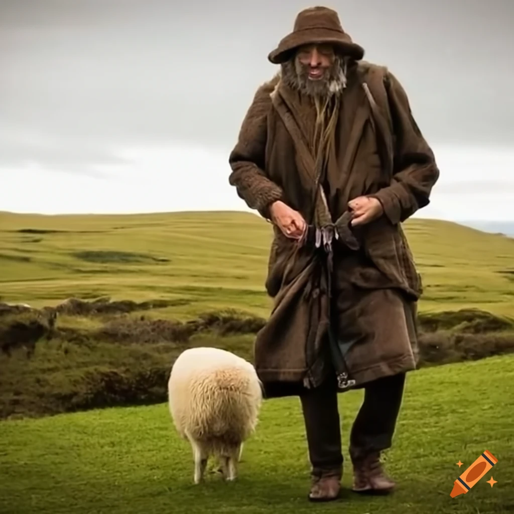 Ordinary man, woman, and sheep from auckland, new zealand