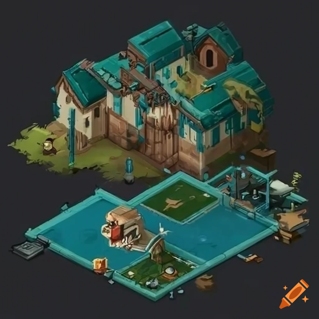 Isometric game sprites of birds native to New Zealand in the style of ...