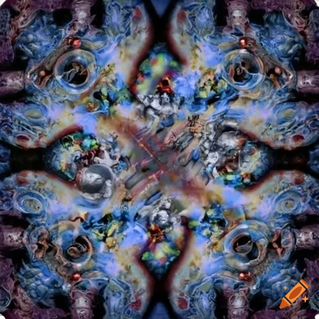 Space chaos on Craiyon