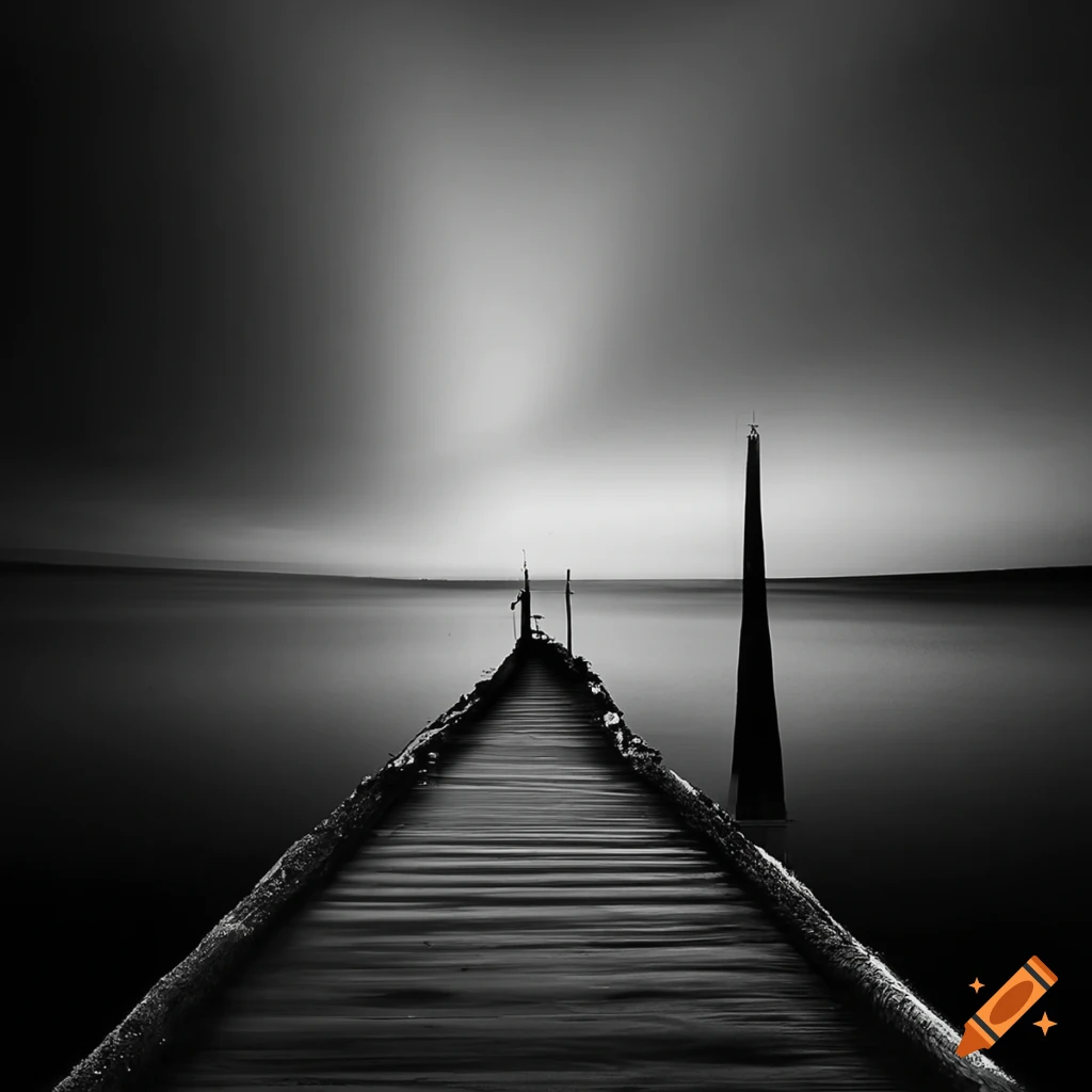Long time exposure photography, black and white, by michael kenna on ...