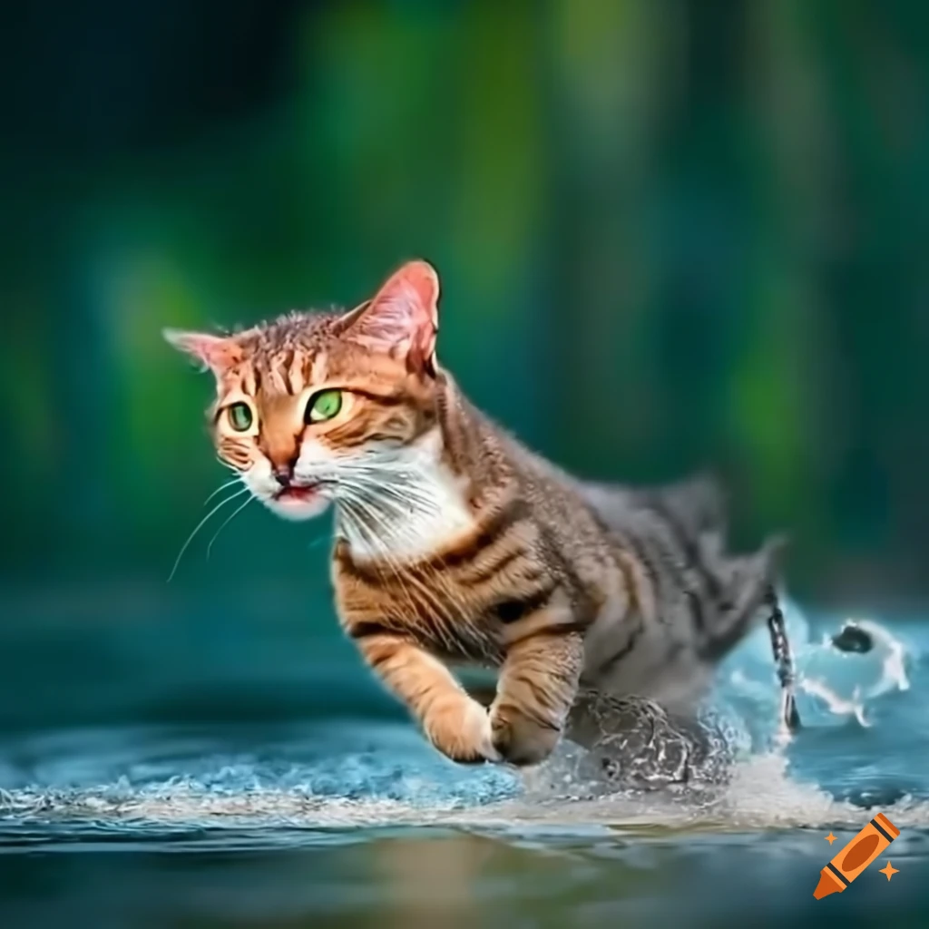 Cat Running