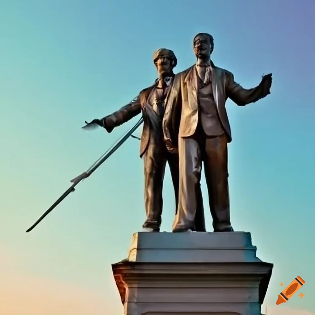 Statue of Wright brothers Inventor on Craiyon
