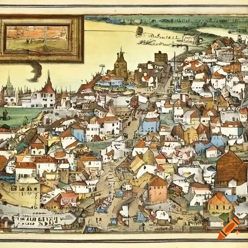 Draw The Village Evessen As A Map, 58% OFF