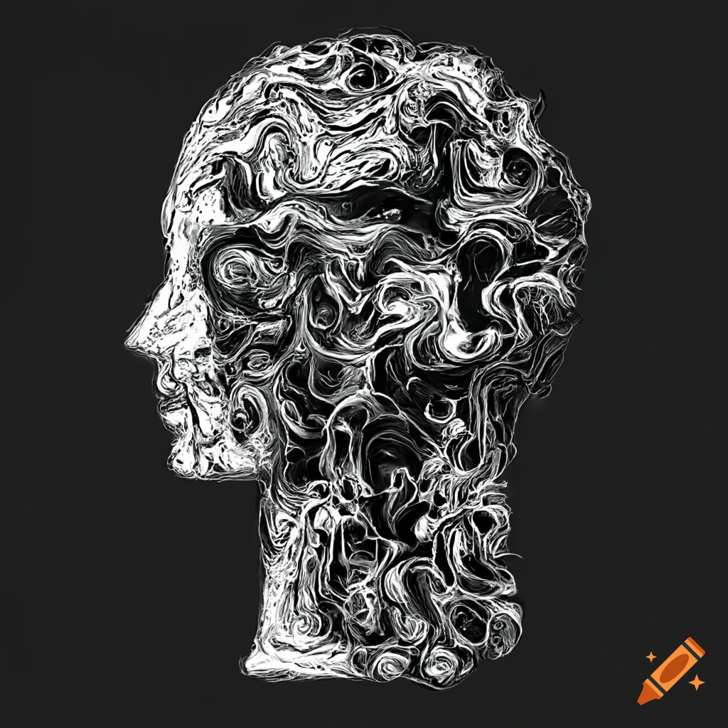 A medical visualization of the brain and body interconnection on Craiyon