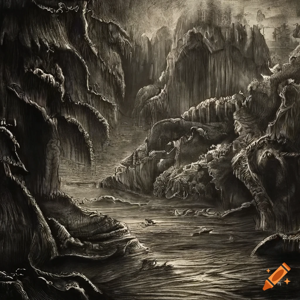 Fantasy map of a mysterious uncharted jungle continent, detailed ...