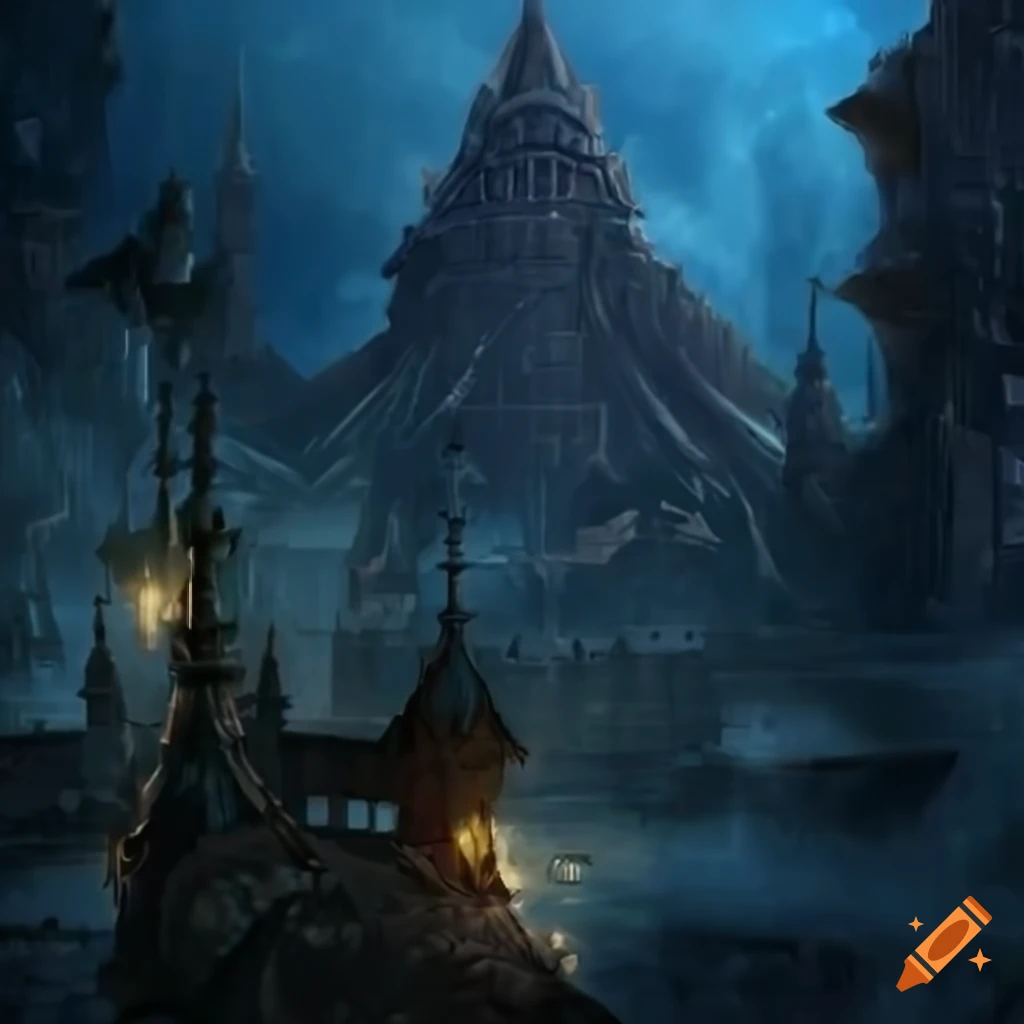 Final fantasy 9 burmecia city of rain on Craiyon