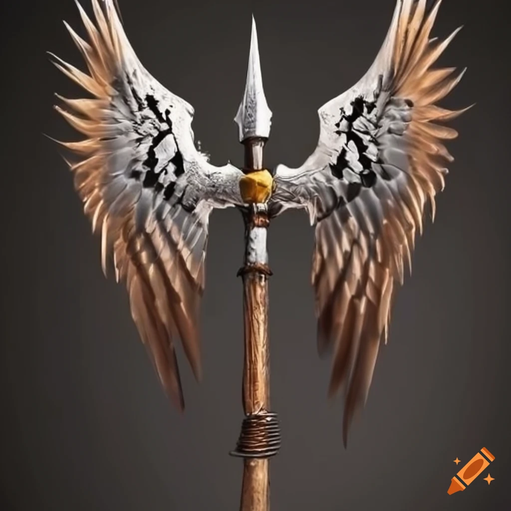 Eagle wing halberd