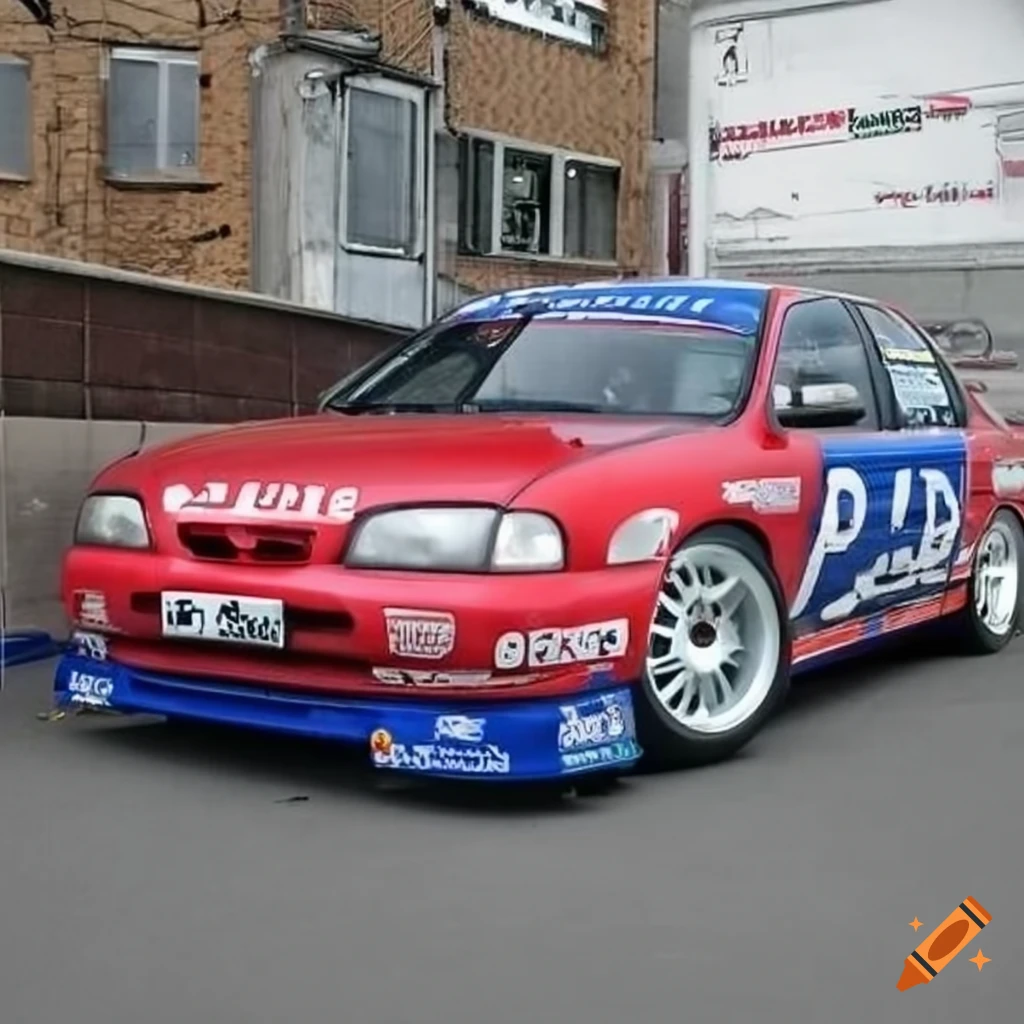 1997 nissan sentra touring car on Craiyon