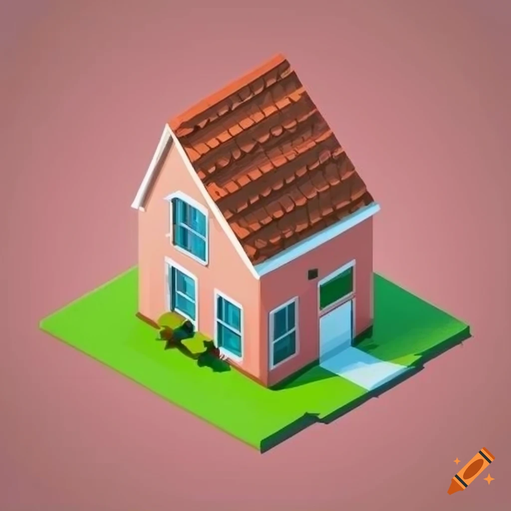 House isometric 2d