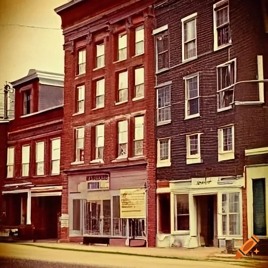 90's vintage photo small town ohio