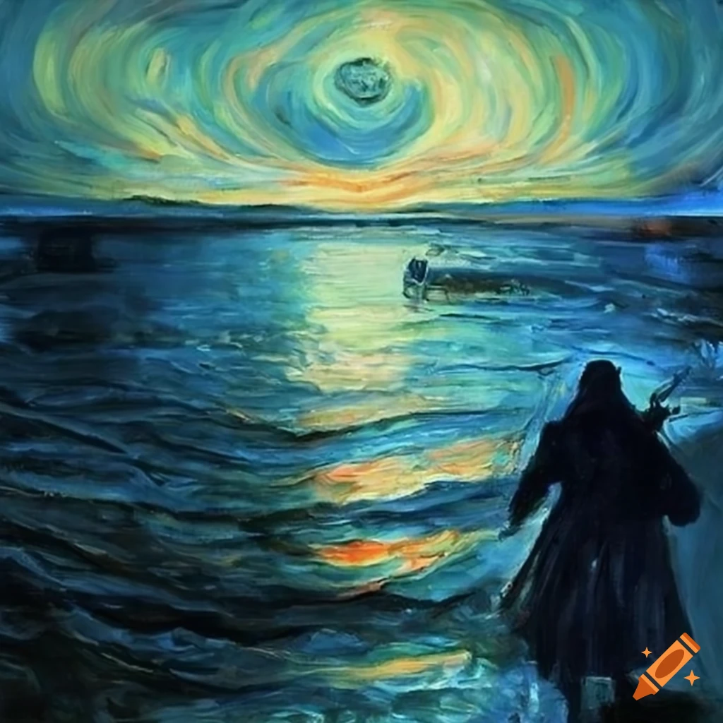 Dreadnought, dramatic painting by munch