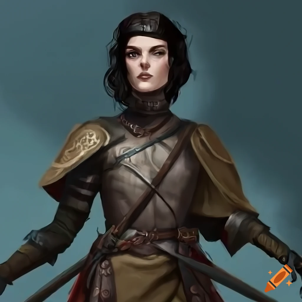 Jaimie alexander as serious dnd female ranger, poncho, musketeer hat ...