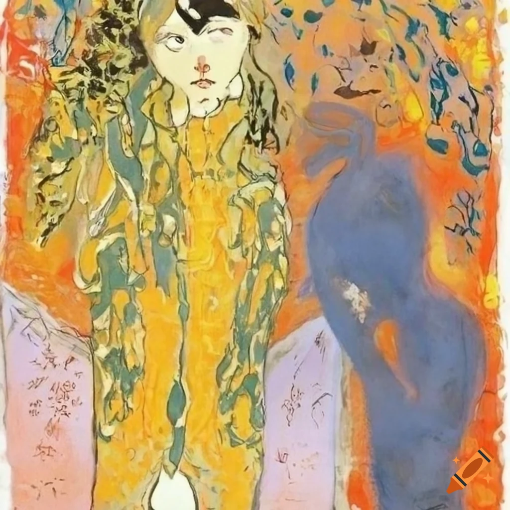 E.sotoko picasso pierre bonnard abstract oil paint art nouveau ken ...