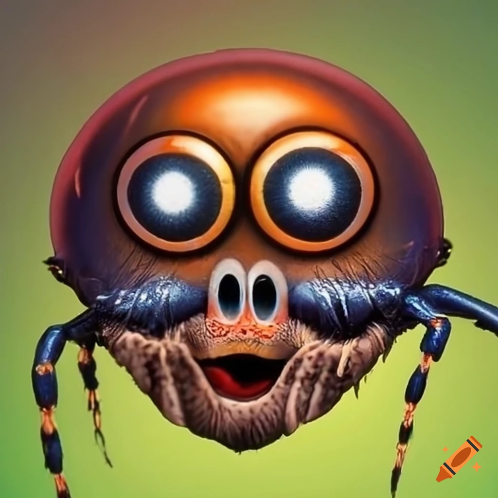 Scary Cartoon Spider Eyes