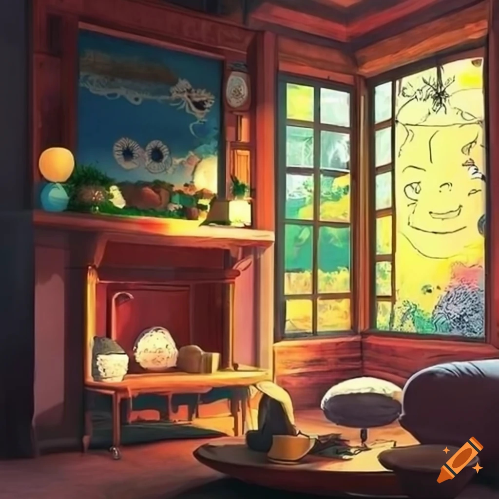 Living rooms inspired by studio ghibli