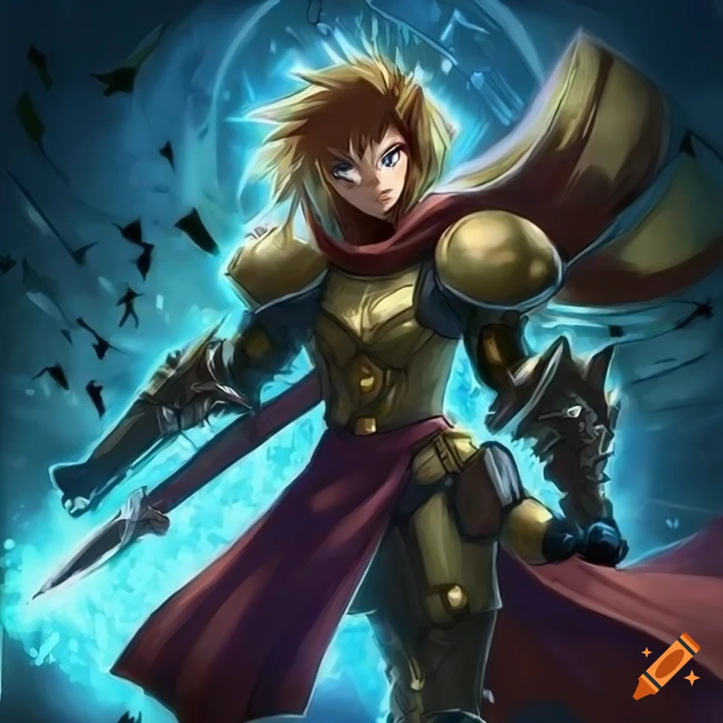 Fantasy art, adventurer wearing basic cloth armor with one prosthetic ...