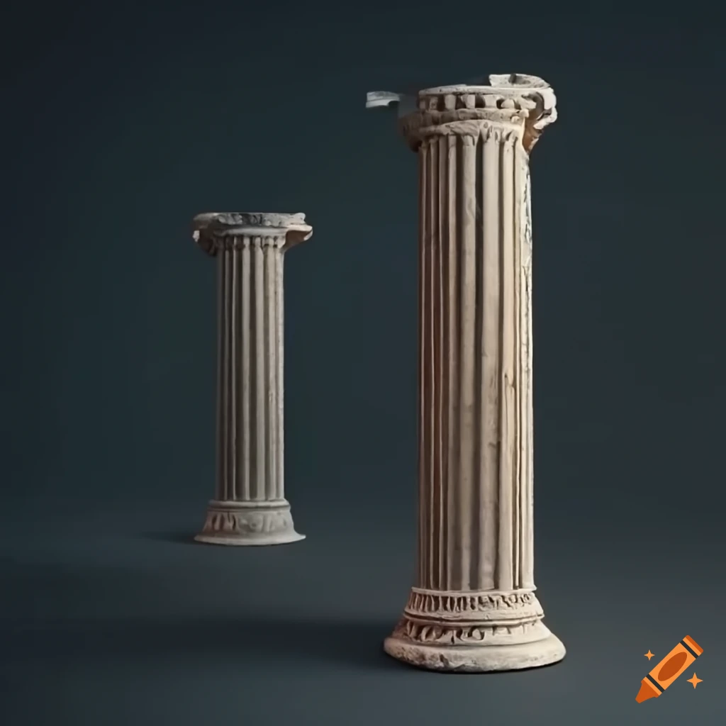 5 ancient greek columns