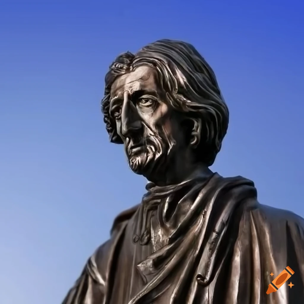 Statue of john locke english philosopher