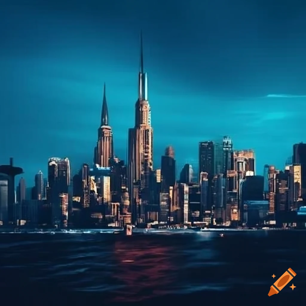 Big modern city