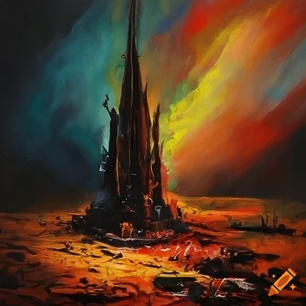 Dreadnought, painting by håkon gullvåg on Craiyon