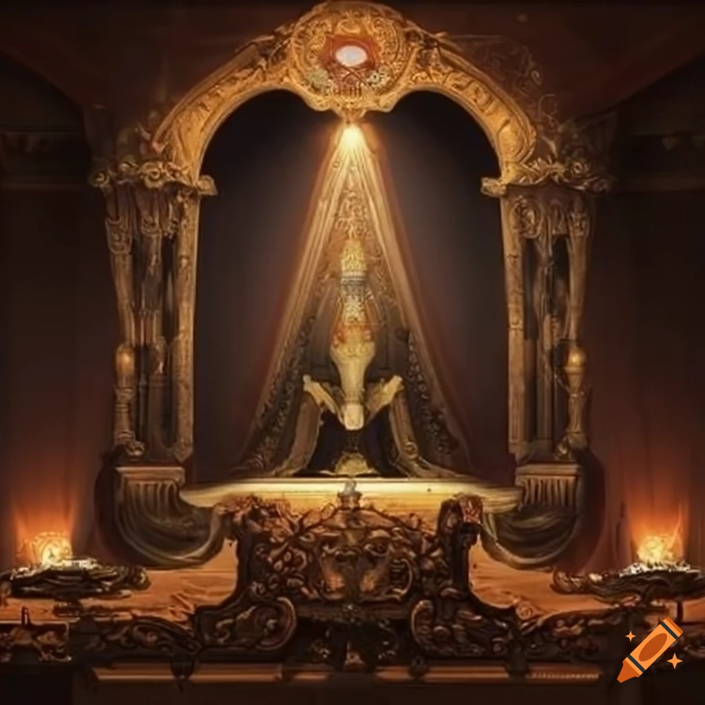High fantasy throne room on Craiyon