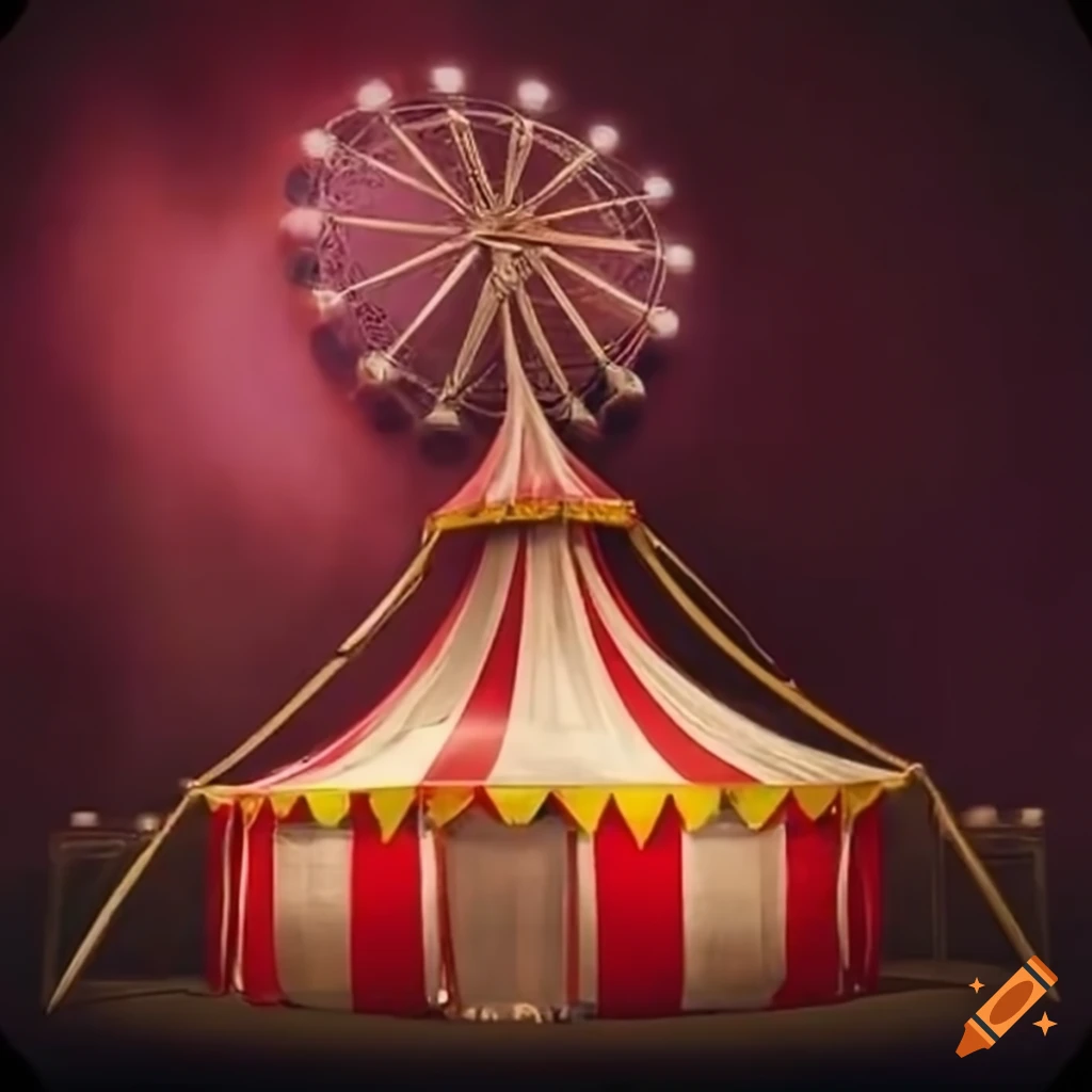 Circus with a big wheel