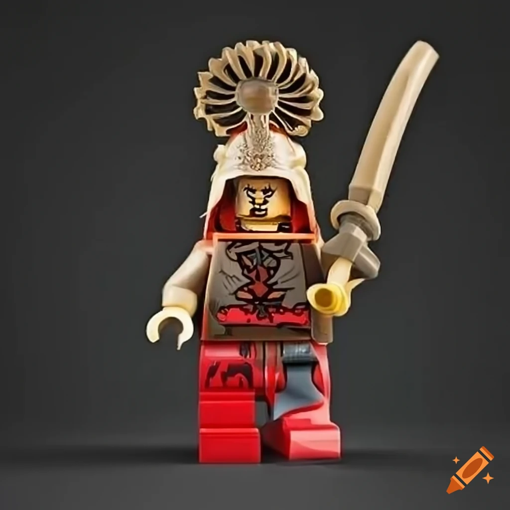 Albanian samurai lego minifigure