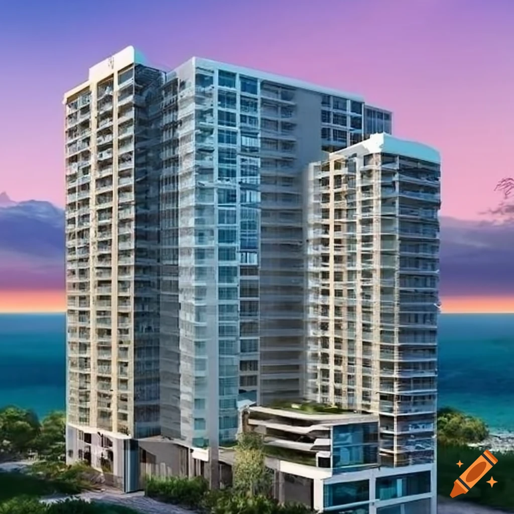 Real estate. condominium, realistic photo