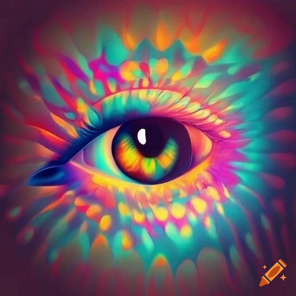 Abstract all-seeing eye