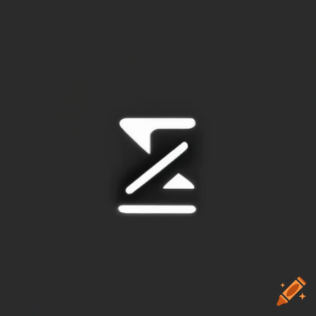 Pfp for a youtube channel, black, white font and letters on Craiyon