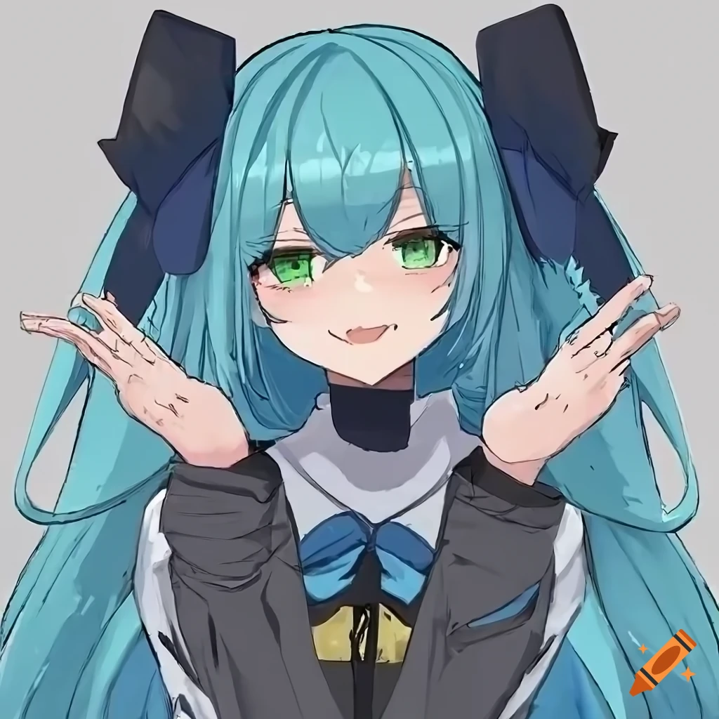 Nijisanji's vtuber finana ryugu. wearing techwear