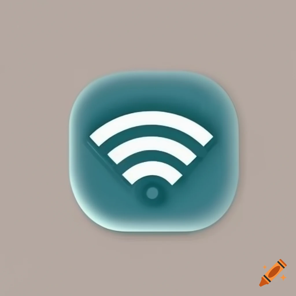 Create a professional wi-fi logo on Craiyon