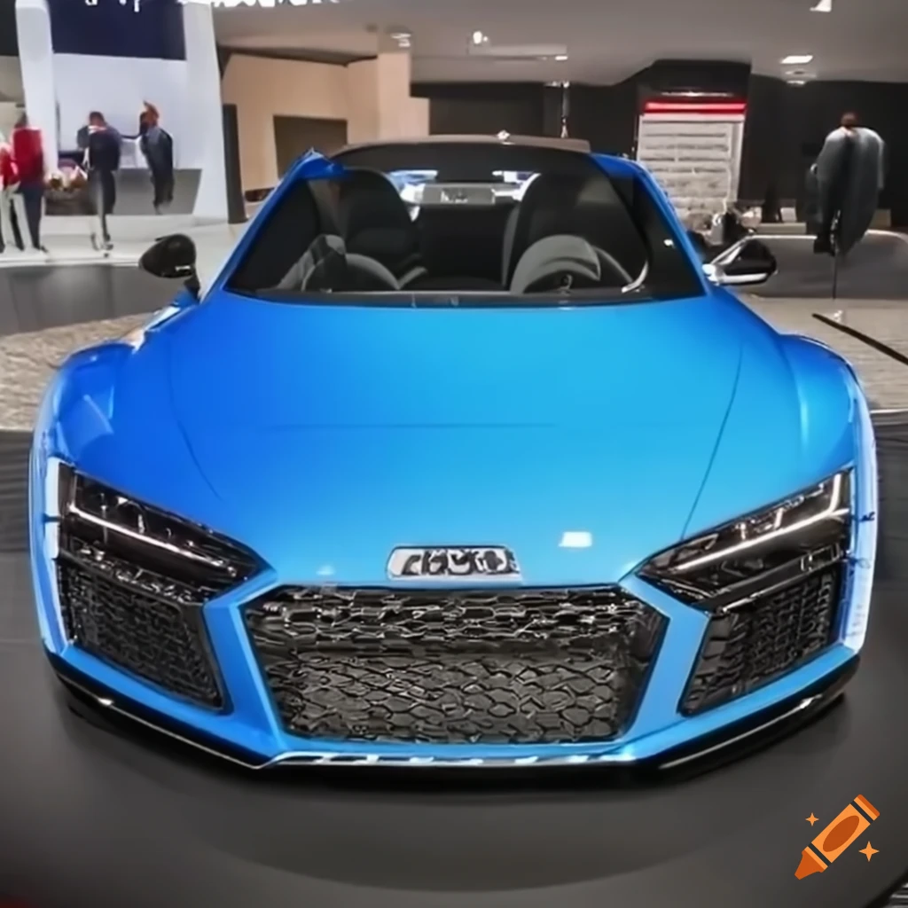 Concept Car Audi R8 RS 2060 at an auto show, Ultra HD, 4K, Lots of ...