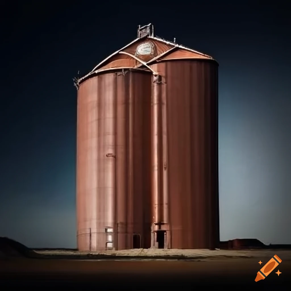 Copper-grain-silo color full-size