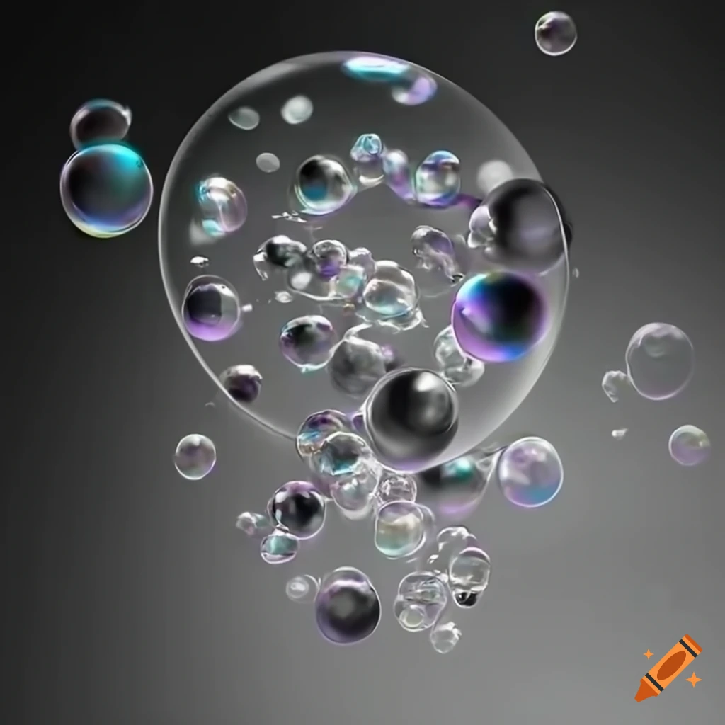 Soap Bubbles Black And White