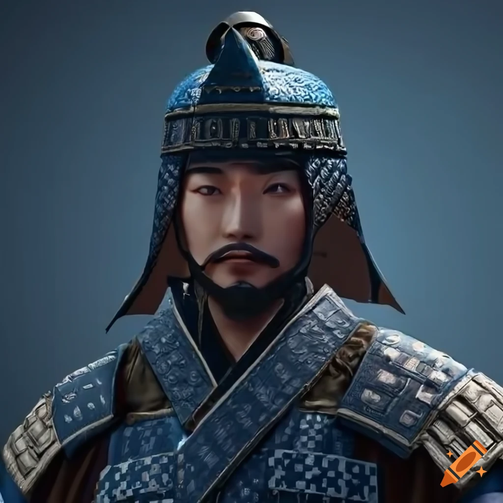 Joseon, blue military uniform, highly detailed, 4k, concept art ...
