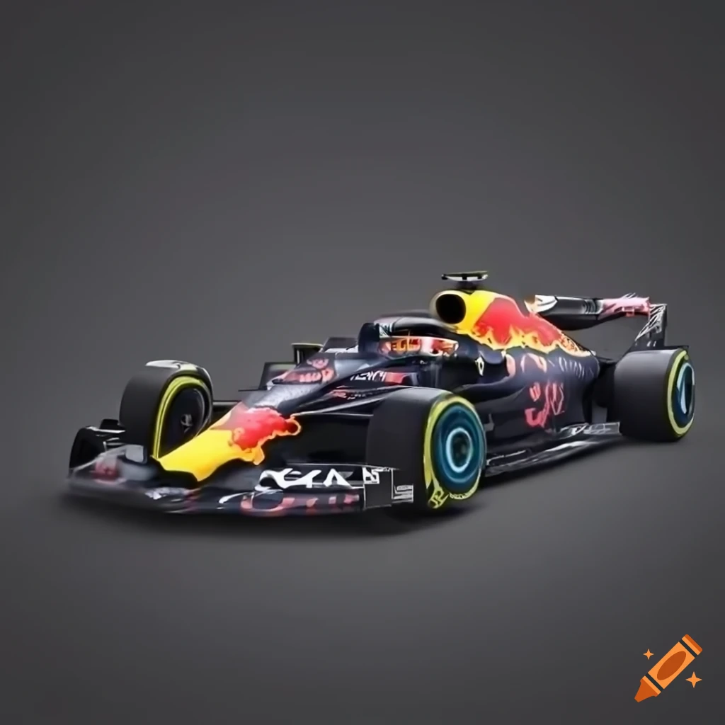 Photorealistic 2023 red bull f1 car on Craiyon