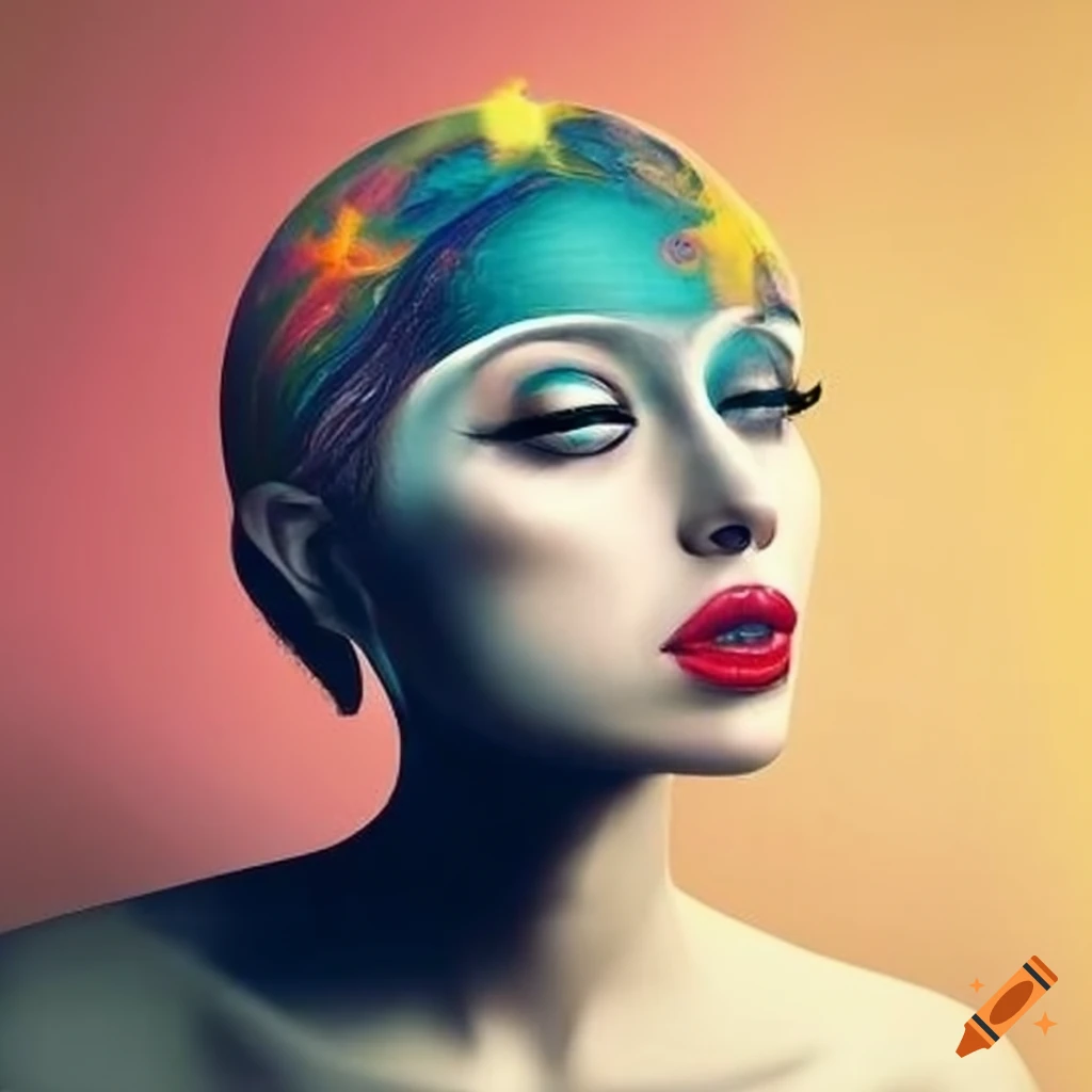 Funky magic in the style of surrealism