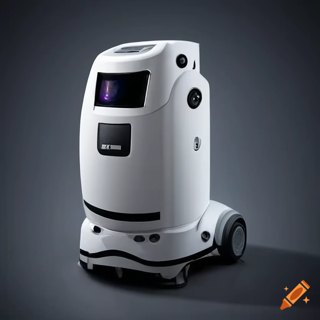 Cleaning robot from the year 3000 on Craiyon