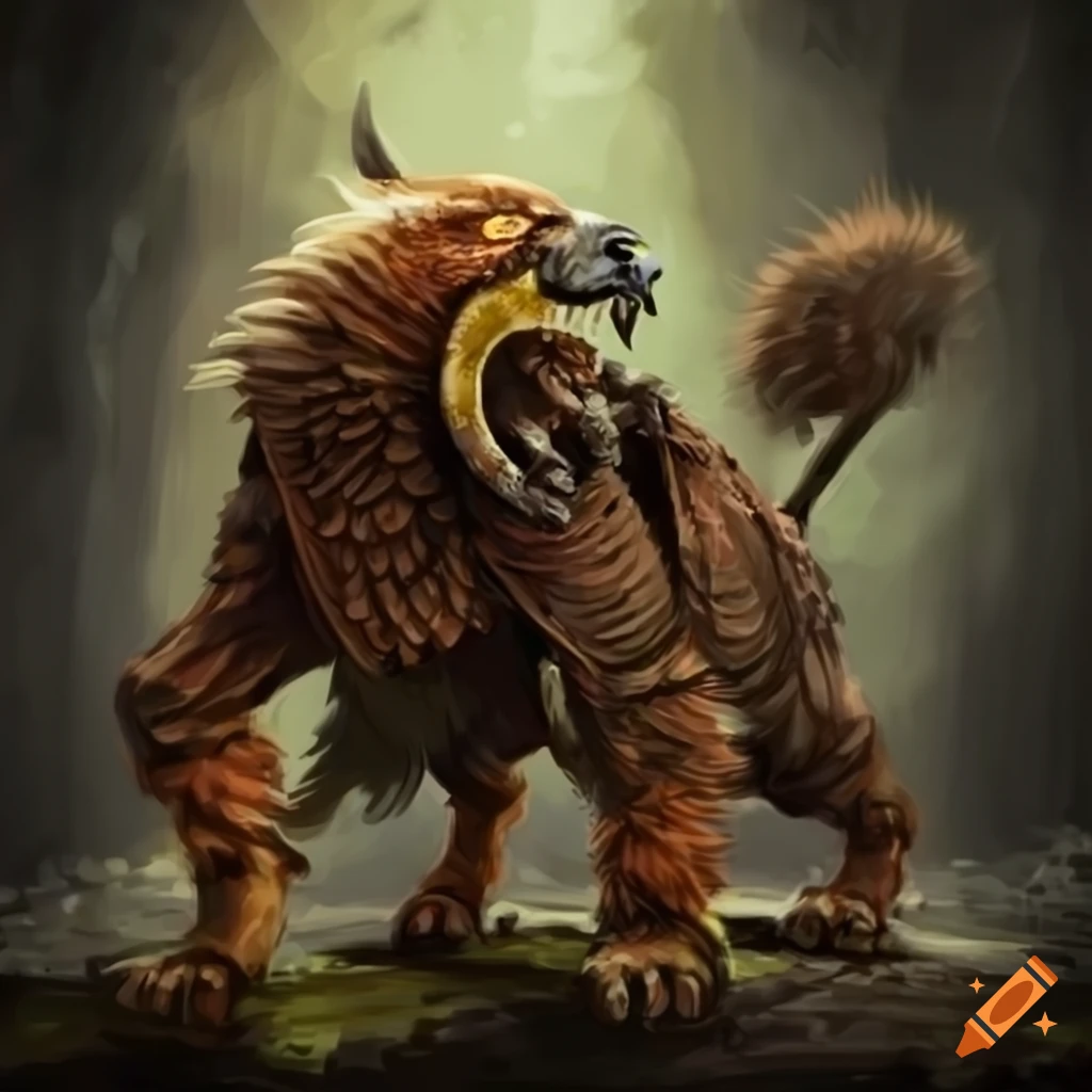 A warhammer gryph hound with speckled fur on Craiyon