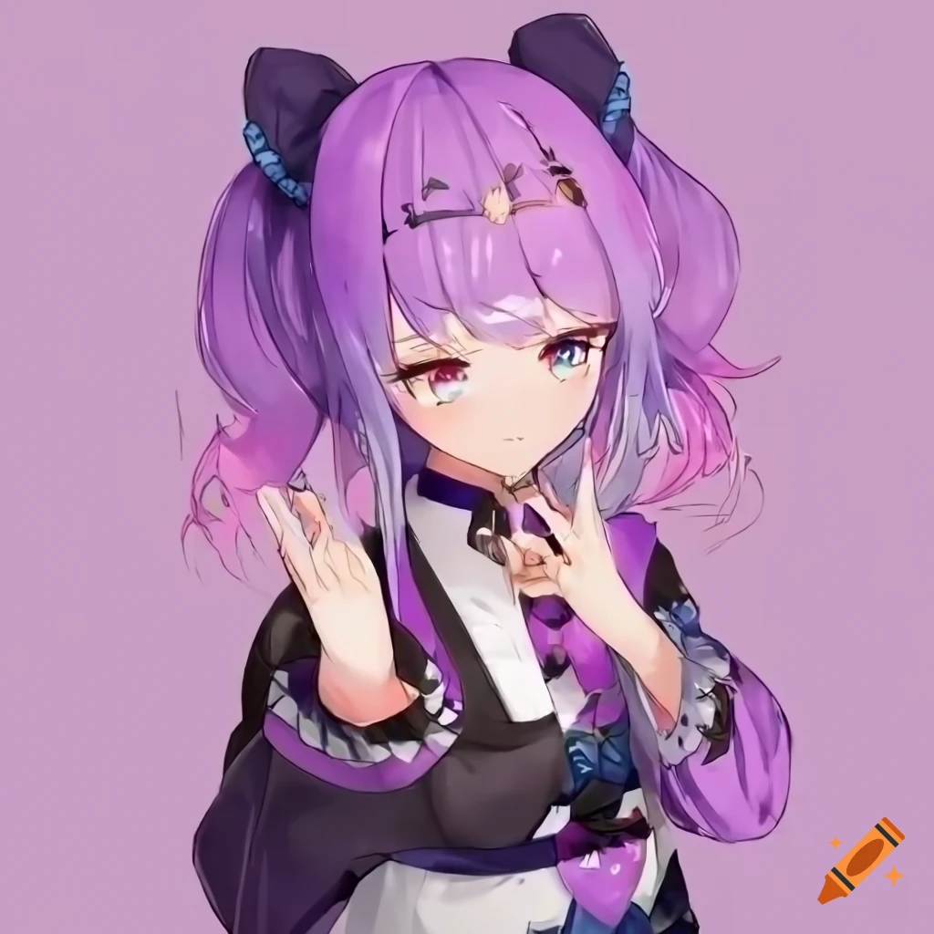 Nijisanji vtuber selen tatsuki wearing mine-type-girl outfit