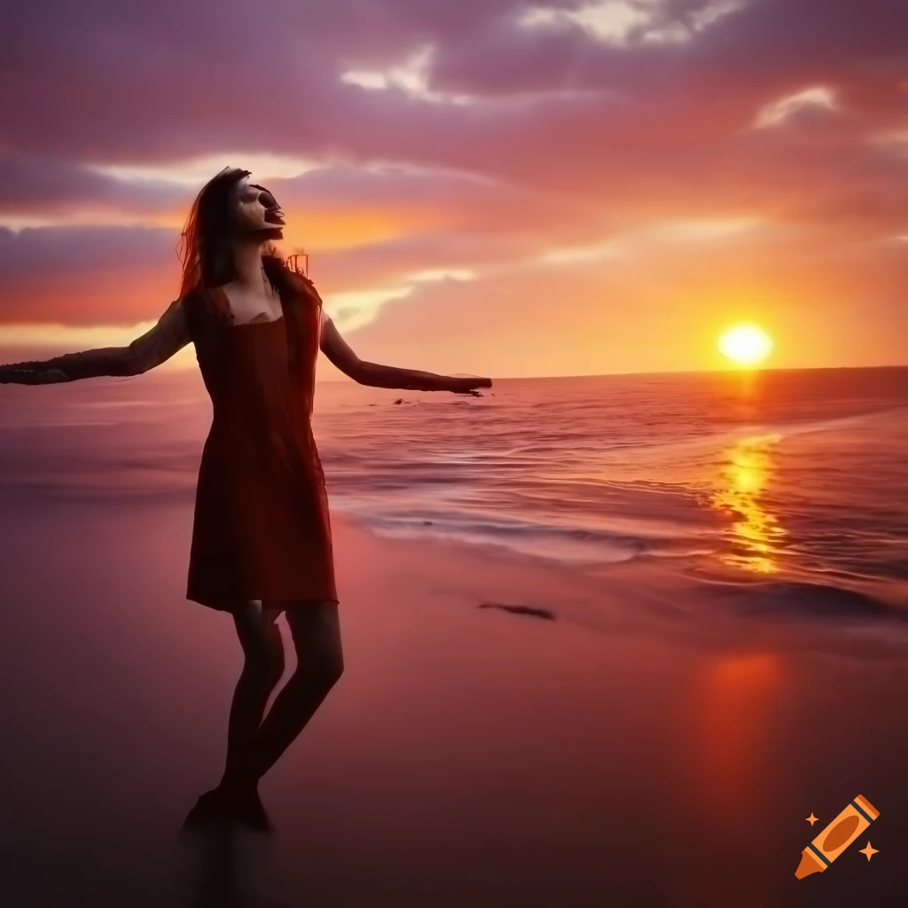 7000x7000px epic sunset picture on Craiyon