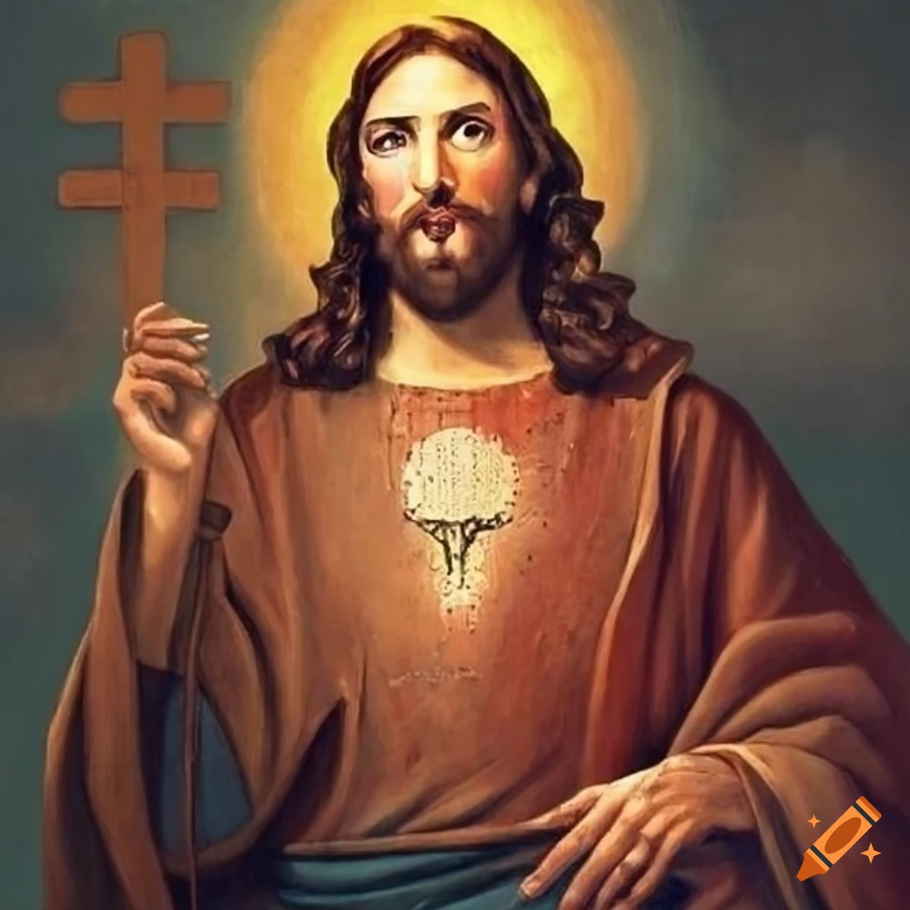 Jesus art from the 1st century on Craiyon