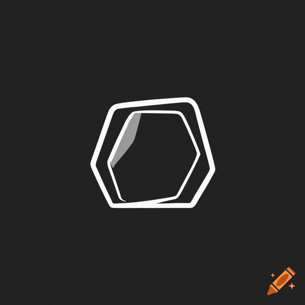 An obsidian stone logo, clean modern simple, vector, illustrator --no ...