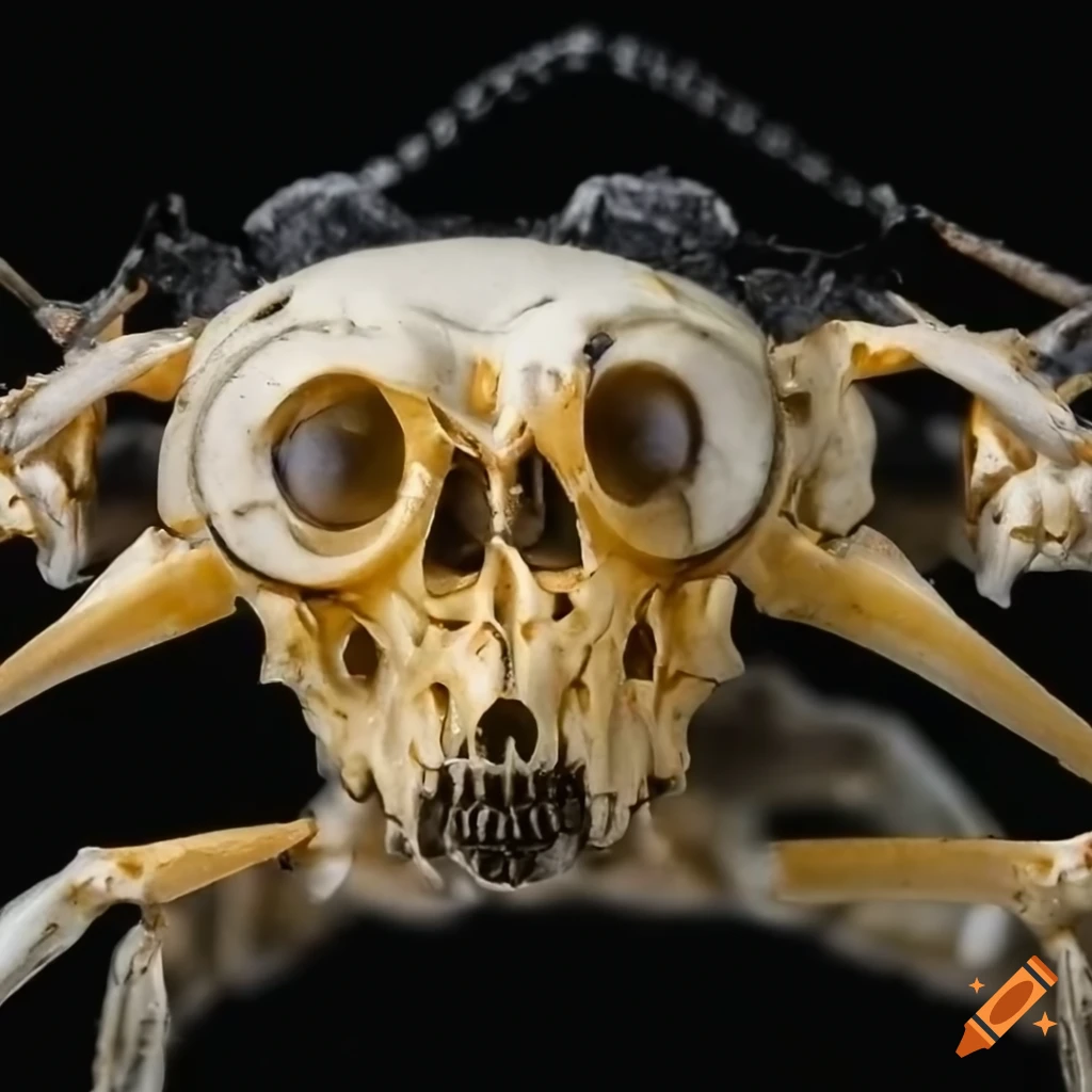 Insect skull