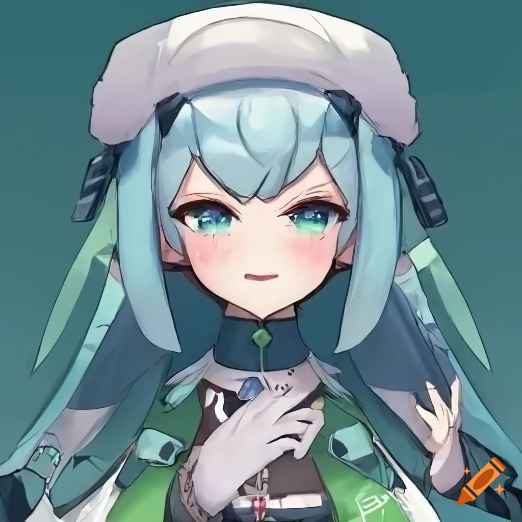 Nijisanji's Vtuber Finana Ryugu. Wearing Techwear on Craiyon